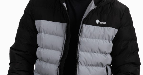 G337 GREY-BLACK VCODE - ΑΝΔΡΙΚΟ ΜΠΟΥΦΑΝ ΓΚΡΙ-ΜΑΥΡΟ