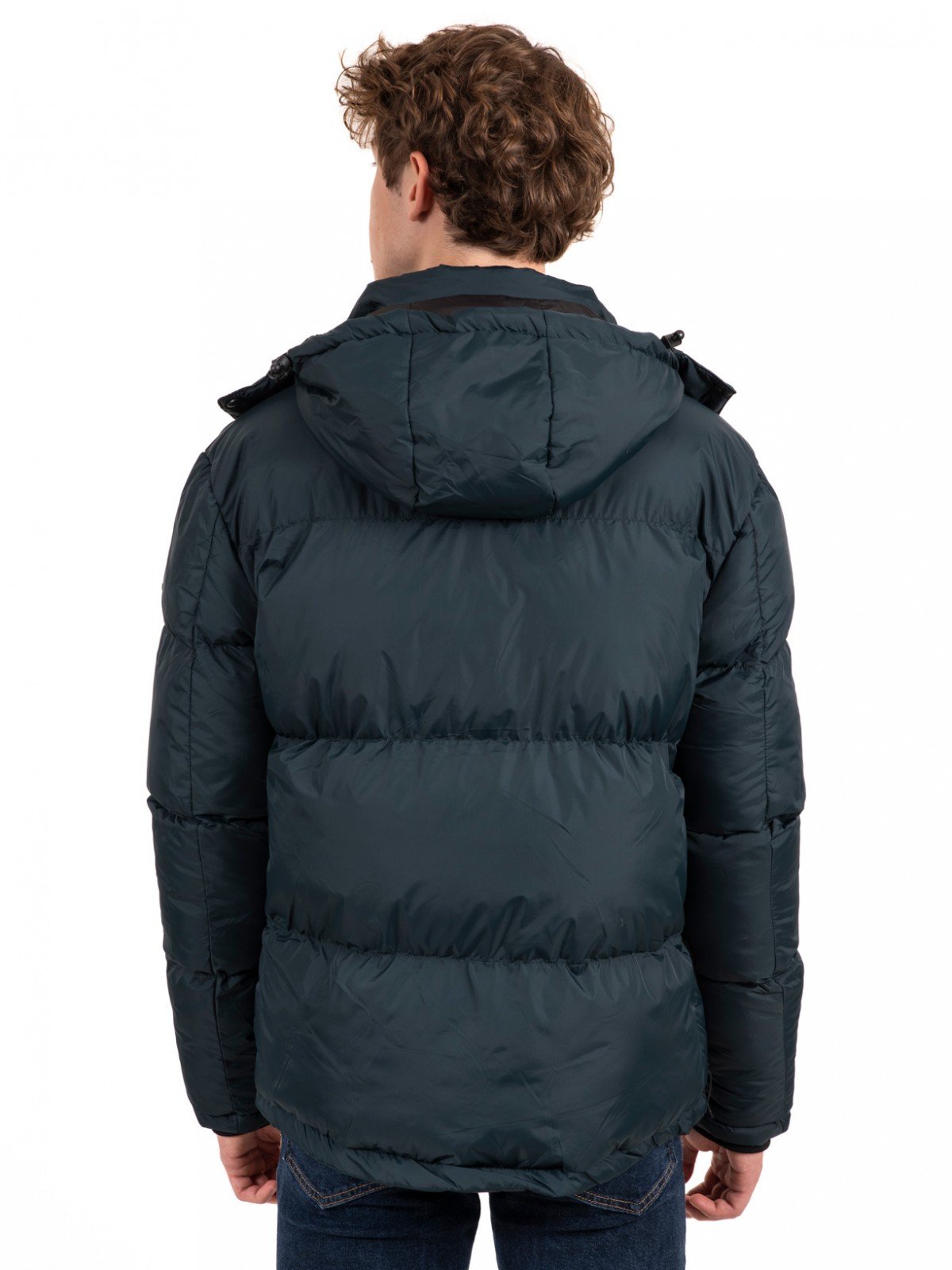 V336 VCODE ΜΠΟΥΦΑΝ PUFFER ΣΚΟΥΡΟ ΠΡΑΣΙΝΟ